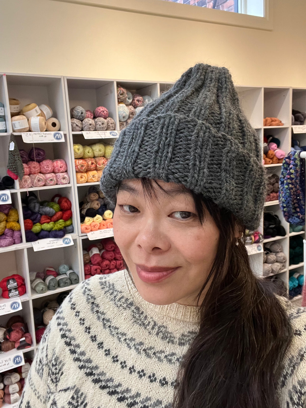 Simple 2x2 Ribbed Hat PDF — Handknit Yarn Studio